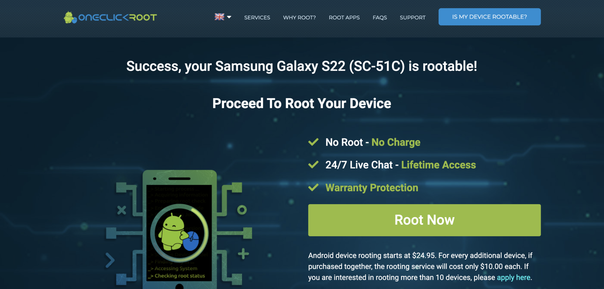 How To Root Android Device Using One Click Root