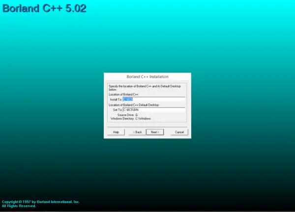 Download Borland Turbo C++ for Windows
