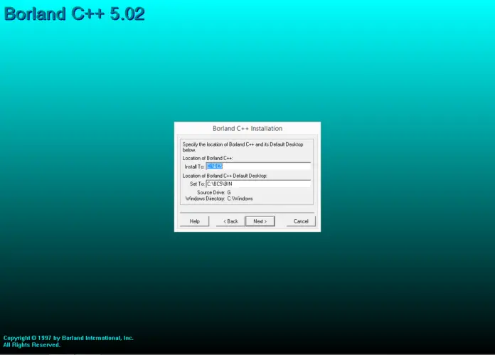 Download Borland Turbo C++ for Windows