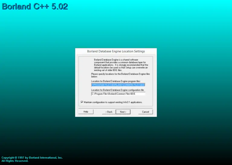 Download Borland Turbo C++ for Windows