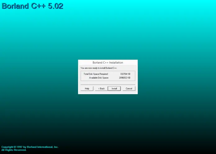 Download Borland Turbo C++ for Windows
