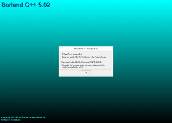 Download Borland Turbo C++ for Windows