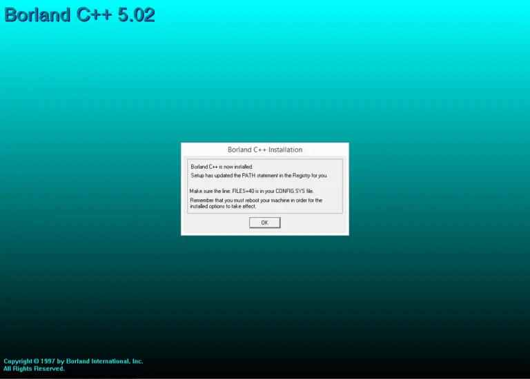 Download Borland Turbo C++ for Windows