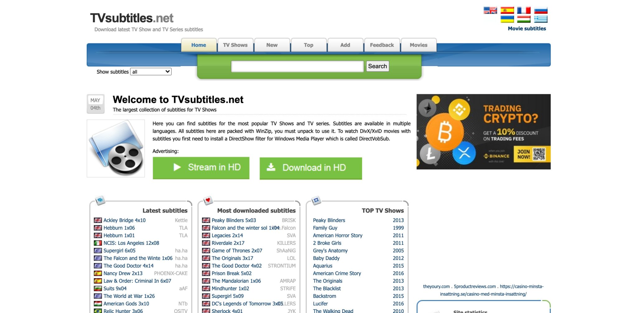 12 Best Subtitles Download Sites for Movies & TV Shows (SRT)