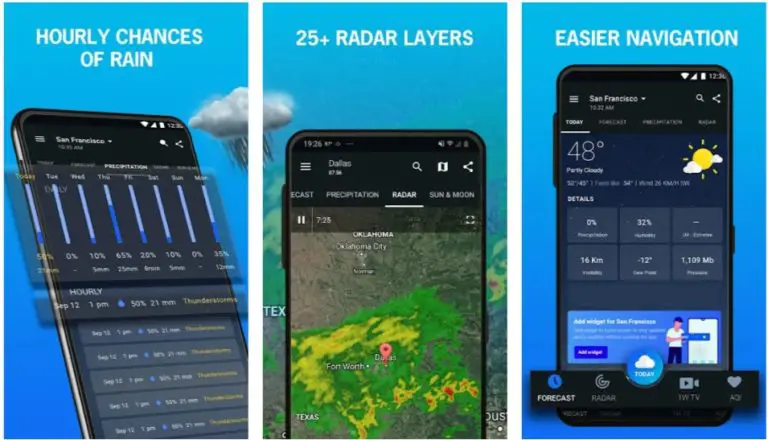 21 Best Weather Apps & Widgets for Android