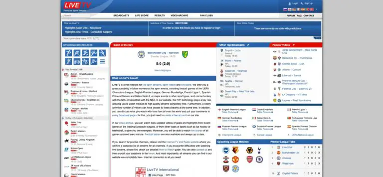 13 Best Free Sports Streaming Sites