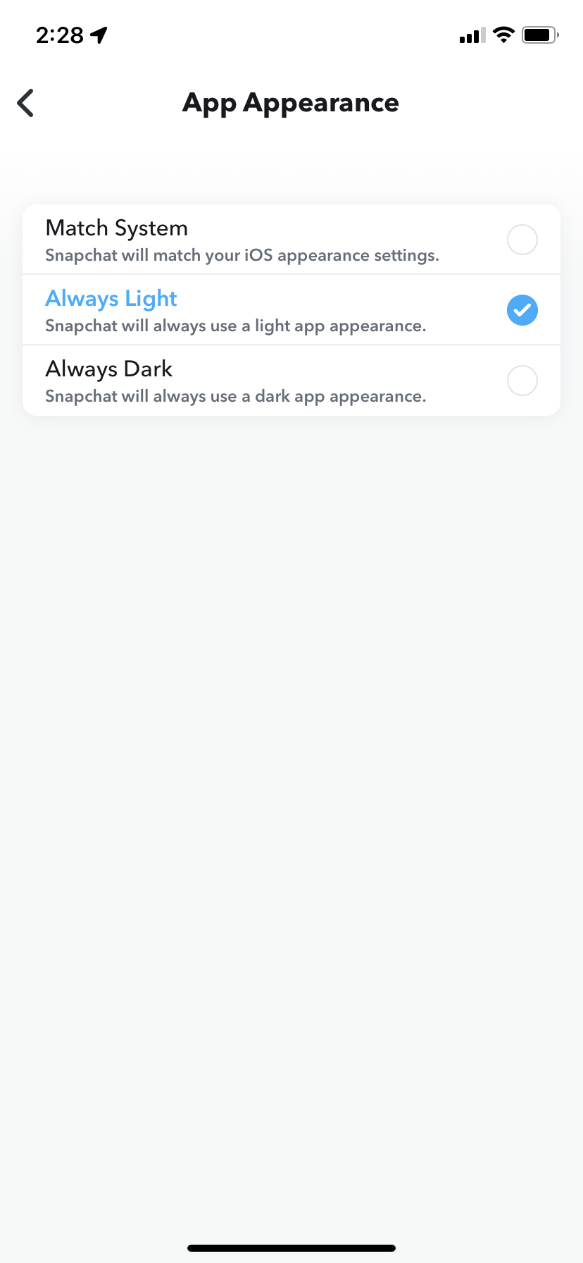 How to Enable Dark Mode in Snapchat