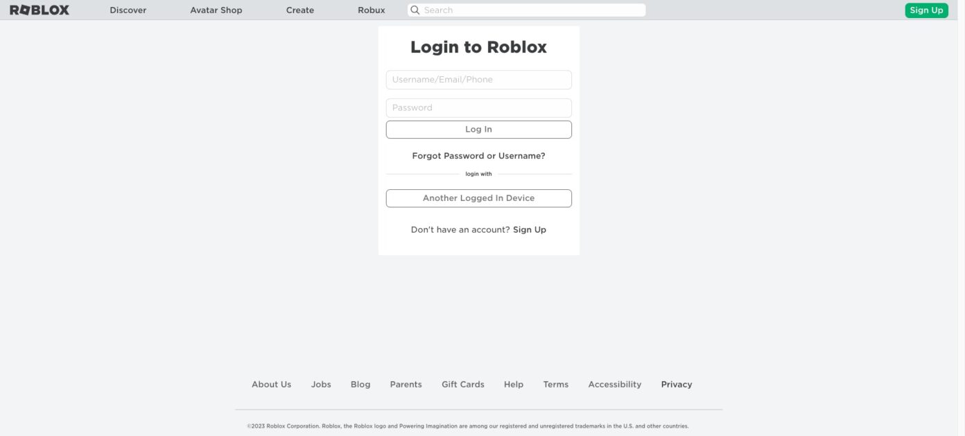 Roblox Login: How to Create a New Account