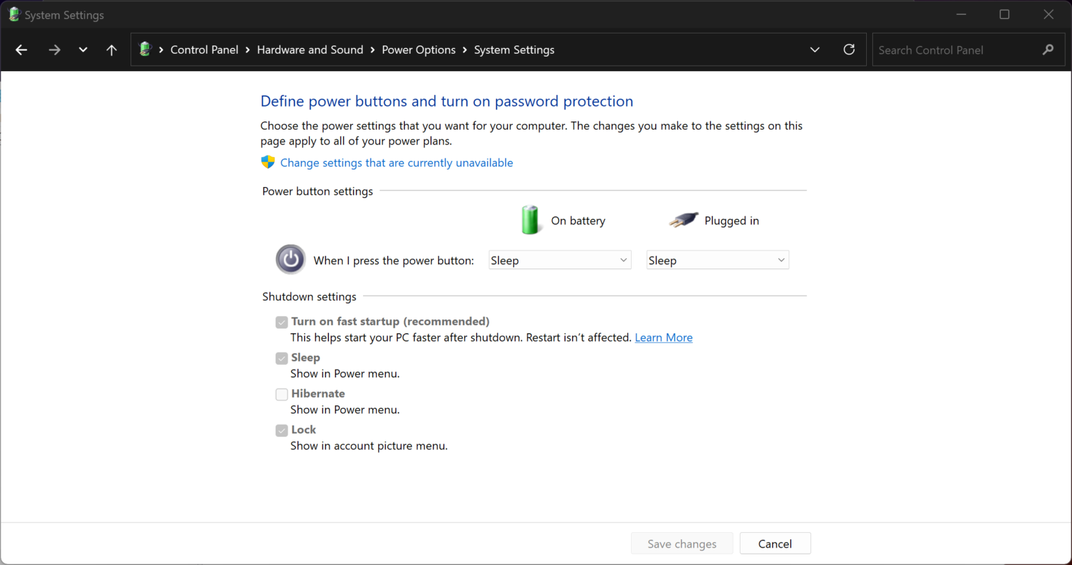 How to Enable or Disable Fast Startup on Windows 11