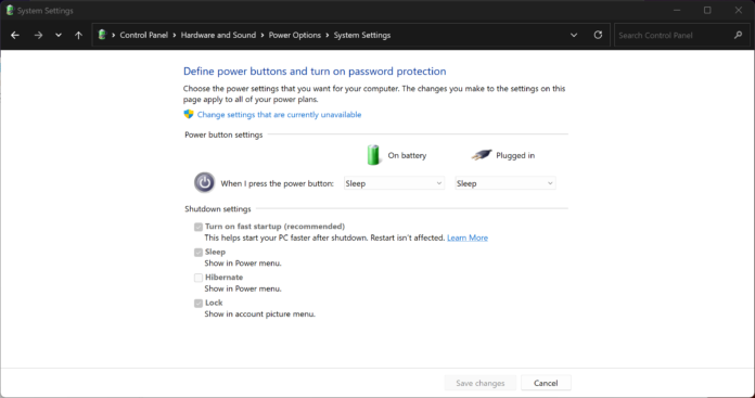 How to Enable or Disable Fast Startup on Windows 11