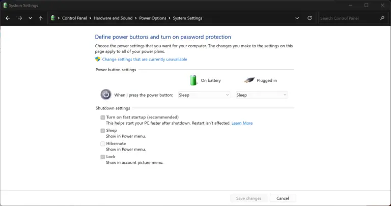 How to Enable or Disable Fast Startup on Windows 11