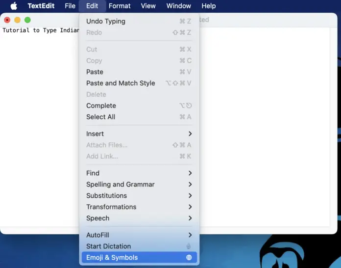 How to Type Rupee Symbol on Mac