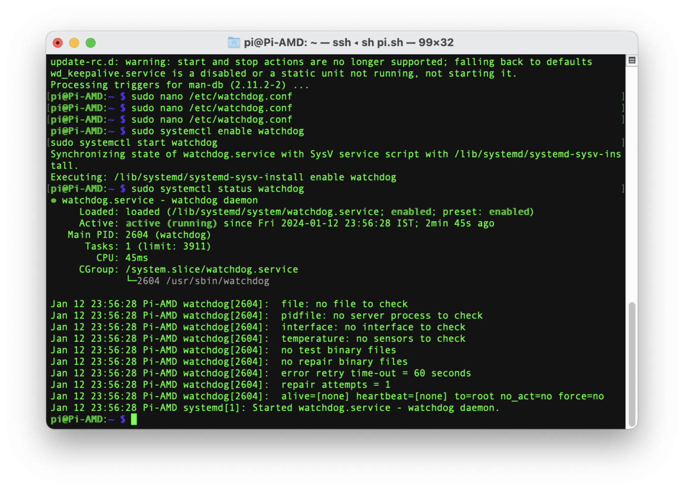 How to Setup Watchdog on Raspberry Pi