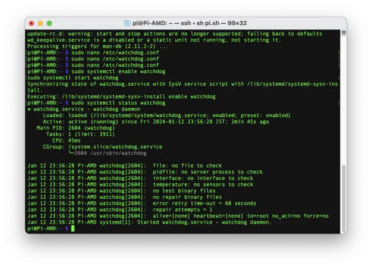 How to Setup Watchdog on Raspberry Pi