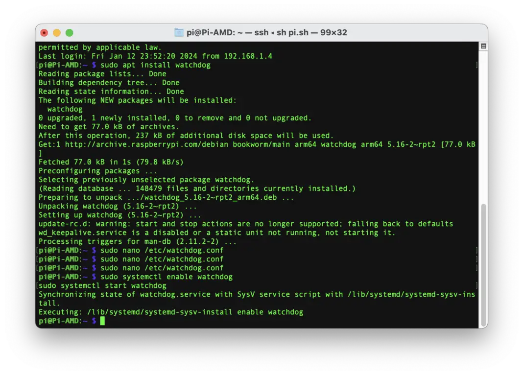 How to Setup Watchdog on Raspberry Pi
