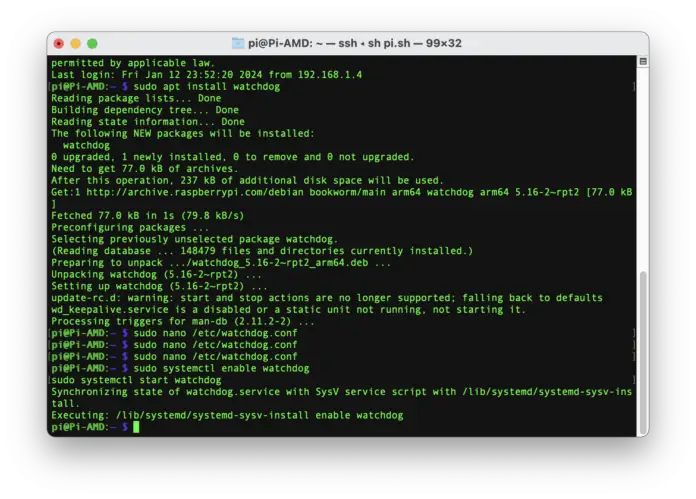 How to Setup Watchdog on Raspberry Pi