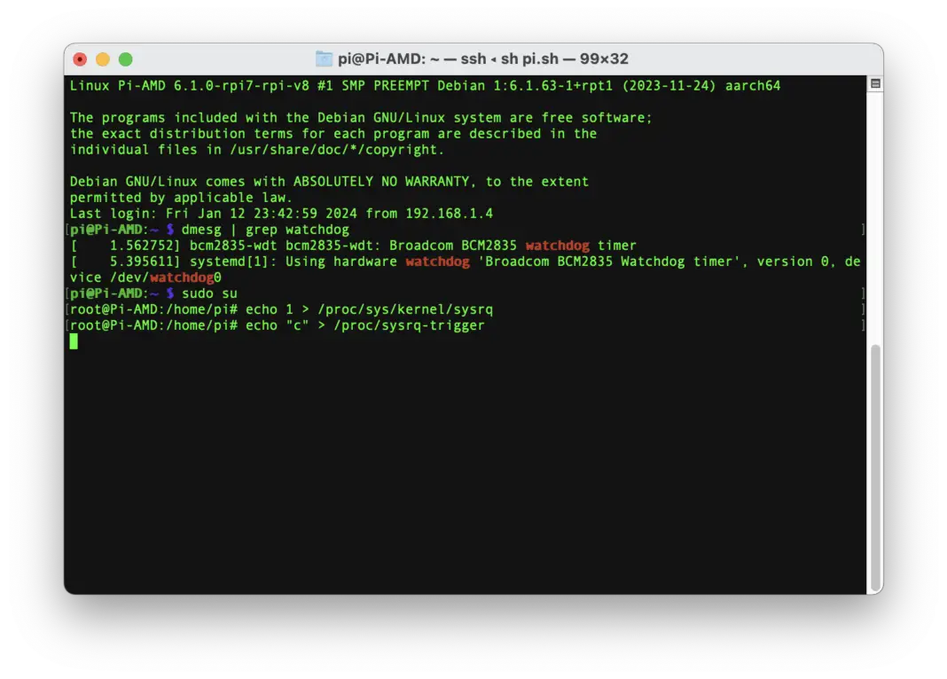 How to Setup Watchdog on Raspberry Pi
