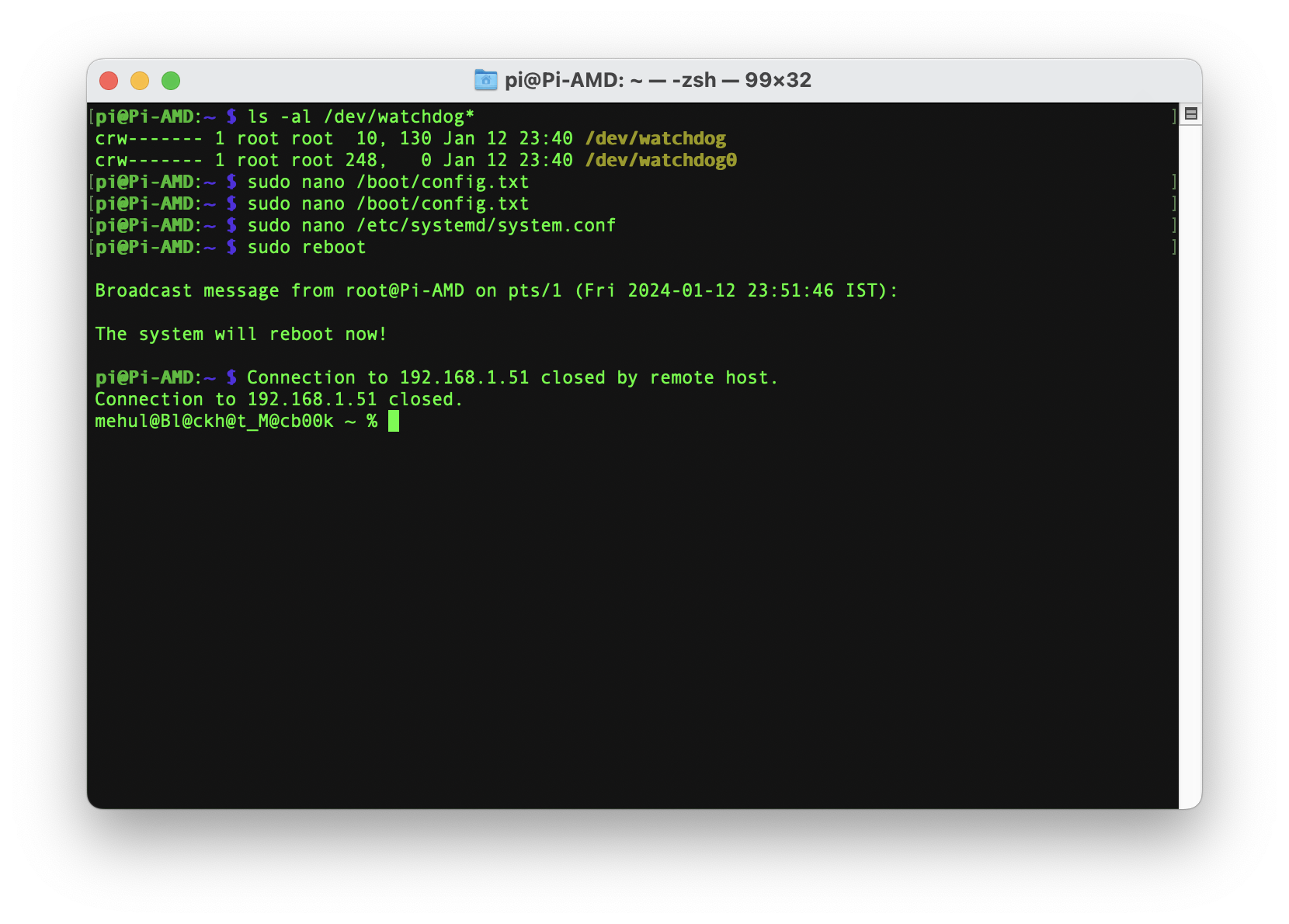 How to Setup Watchdog on Raspberry Pi