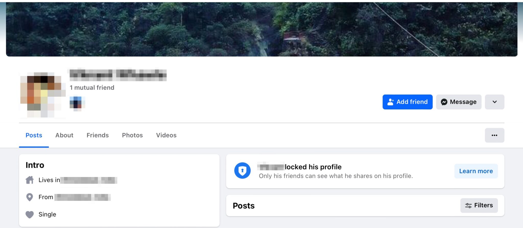 How to View Locked Facebook Profile Picture or DP