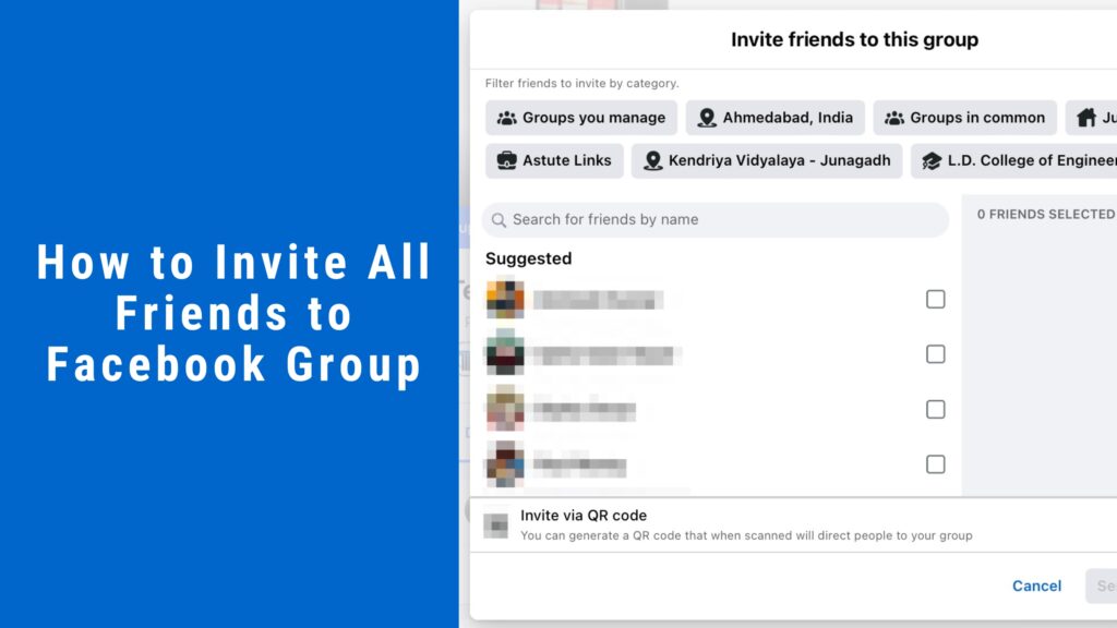 How to Invite All Friends to Facebook Group